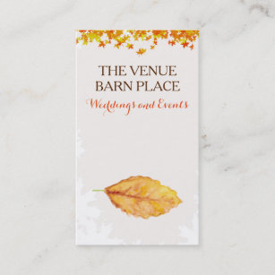 Wedding Venue Business Cards - Business Card Printing | Zazzle