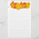 Fall Maple Leaf Border, Lined Writing Paper | Zazzle