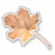 Fall Maple Leaf Vinyl cut Sticker | Zazzle