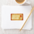 Fall Maple Leaves Wedding Blank Address Labels | Zazzle