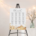 Fall Mountain Wedding 12 Table Seating Chart Foam Board | Zazzle