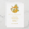 Fall Mushroom Wedding Invitation Foil Invitation | Zazzle