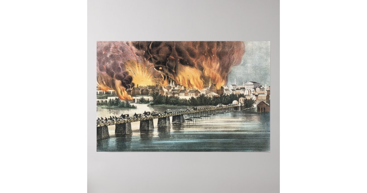 Fall of Richmond 2nd April 1865 Poster | Zazzle