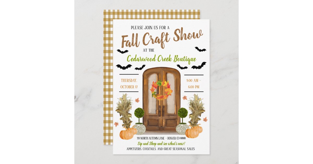Fall Open House Invitation | Zazzle
