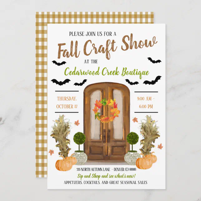 Fall Open House Invitation | Zazzle