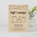 Fall Party Invitation | Zazzle
