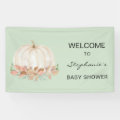 Fall Pumpkin Baby Shower Banner | Zazzle
