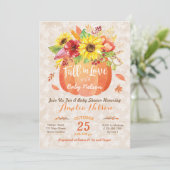 Fall Pumpkin Baby Shower Invitation | Zazzle