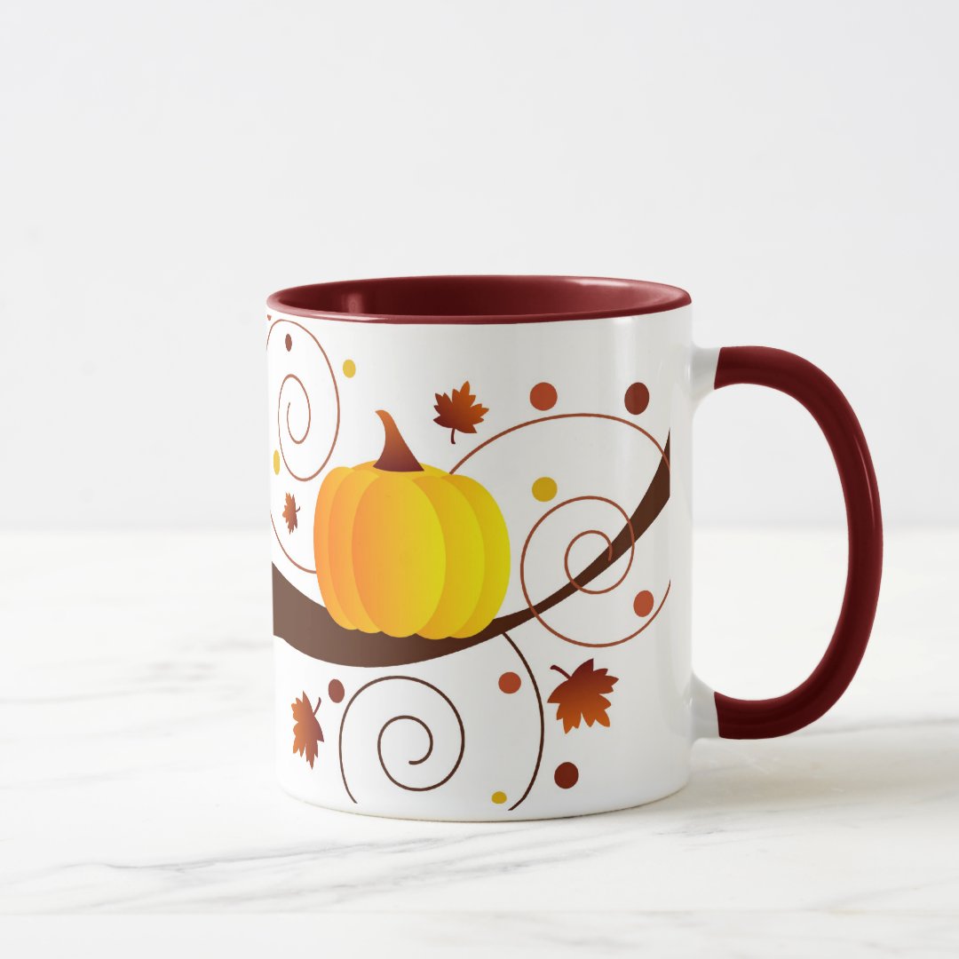 Fall pumpkin - Mug | Zazzle