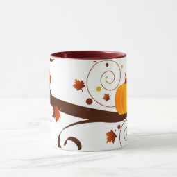 Fall pumpkin - Mug | Zazzle