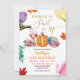 Fall Pumpkin Paint and Sip Birthday Party Invitation | Zazzle