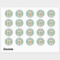 Fall Pumpkins Latte Thank You Stickers | Zazzle