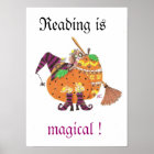The Magic of Reading Poster | Zazzle.com
