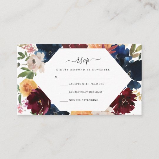 Fall RSVP Card | Budget Flyer | Zazzle.com