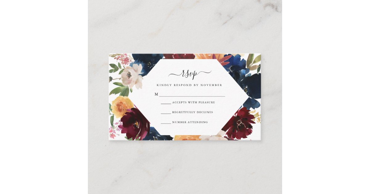 Fall RSVP Card | Budget Flyer | Zazzle