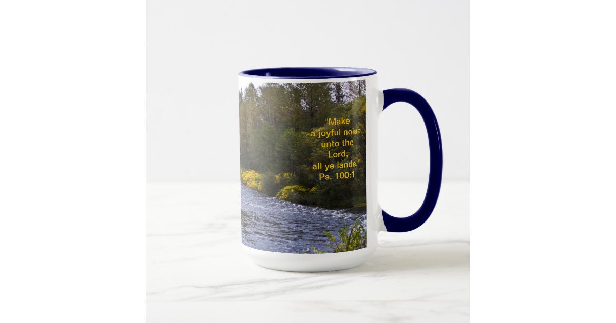 Fall Scenery Mug w/Scripture Verse | Zazzle