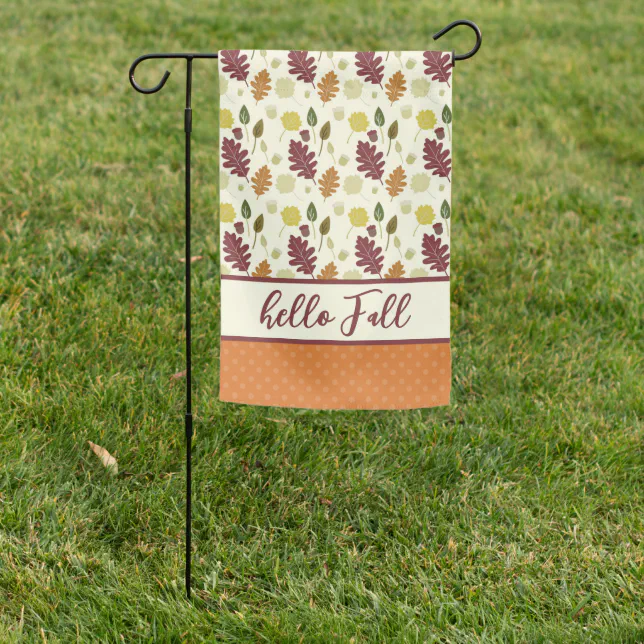Fall Season Garden Flag | Zazzle