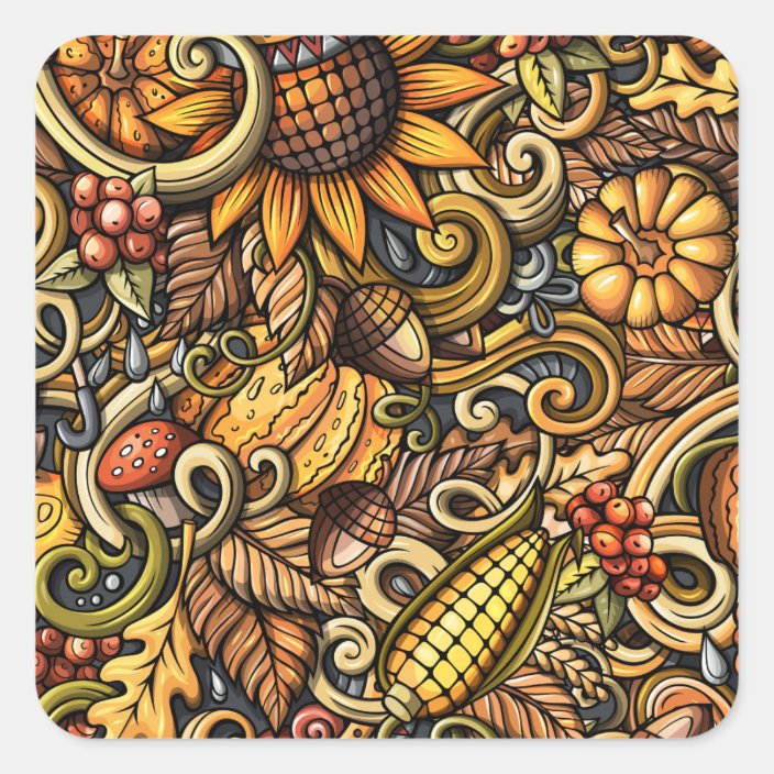 Fall Season Sticker | Zazzle.com