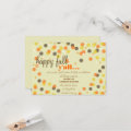 Fall Themed Party Invitation | Zazzle