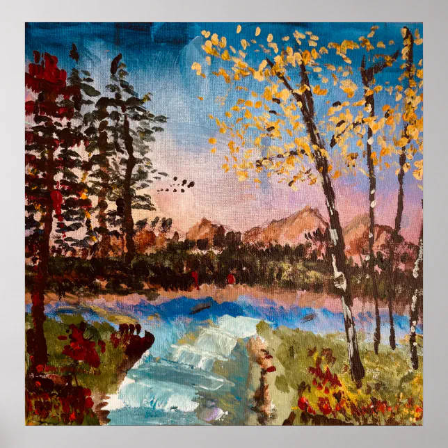 "Fall Trees: Poster | Zazzle