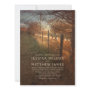 Fall Wedding Invitations Rustic Autumn Farm Lights | Zazzle