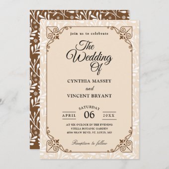 fall western country wedding invitations | Zazzle