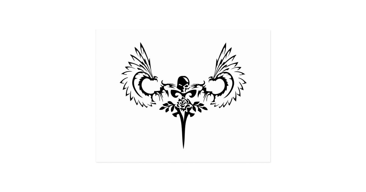 Fallen ANgel Design Studio Logo Postcard | Zazzle.com