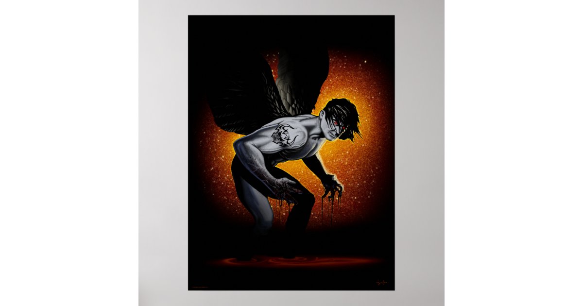 Fallen Angel Poster | Zazzle
