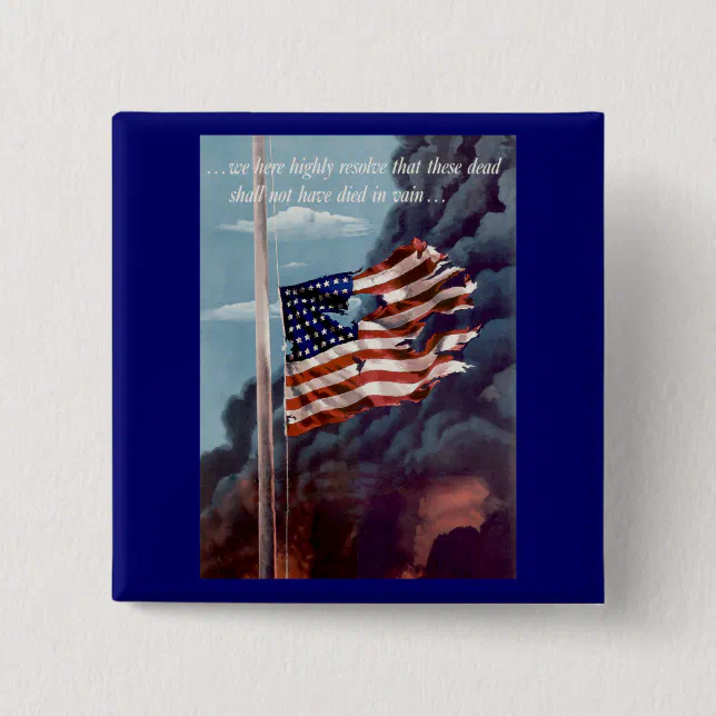 Fallen but Not Forgotten Button | Zazzle