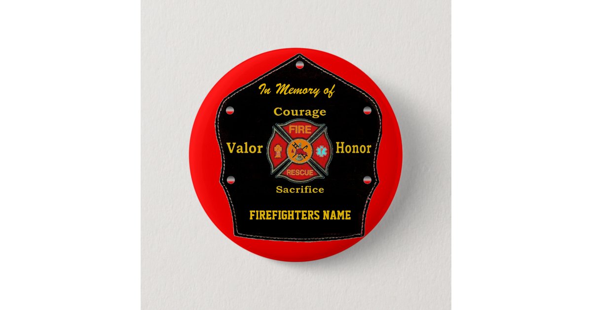 FALLEN BUT NOT FORGOTTEN PINBACK BUTTON | Zazzle