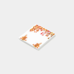 Fallen Leaves Post-it Notes | Zazzle