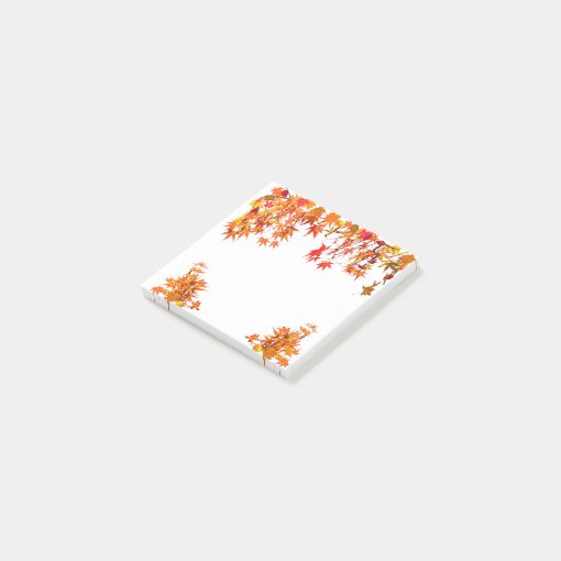 Fallen Leaves Post-it Notes | Zazzle