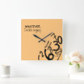 Fallen Numbers Clock | Zazzle