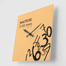 Fallen Numbers Clock | Zazzle