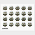 Fallen Soldier’s Cross Classic Round Sticker | Zazzle