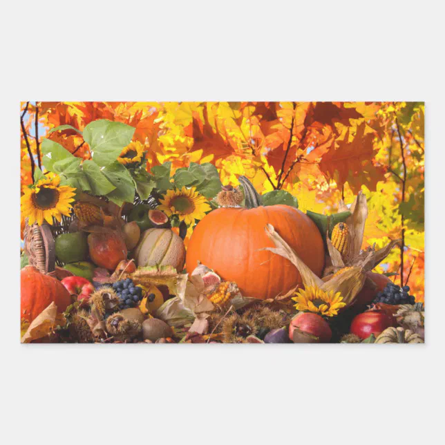 "FALLING FOR FALL / HOLIDAY" THANKSGIVING STICKER | Zazzle