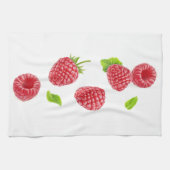 Falling raspberries towel | Zazzle