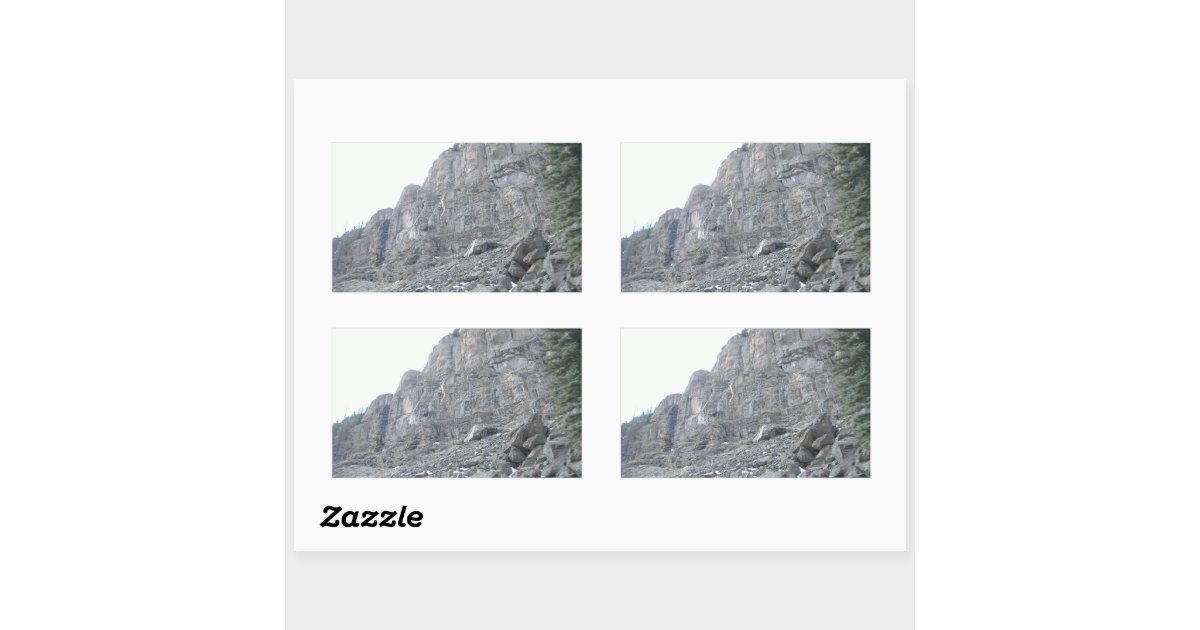 Falling Rocks Stickers | Zazzle