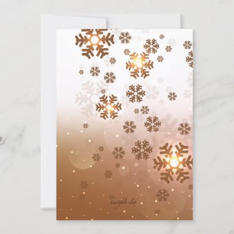 Falling Snow Holiday Party Invitation | Zazzle