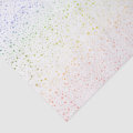 Falling Snow Watercolor Rainbow Galaxy Stars Tissue Paper | Zazzle