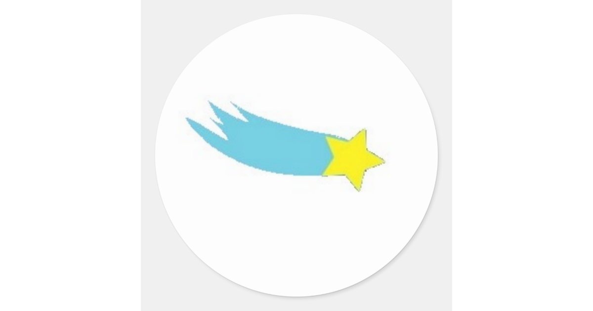 Falling Star Sticker | Zazzle