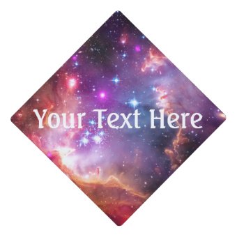 Falln Angelic Galaxy Graduation Cap Topper | Zazzle