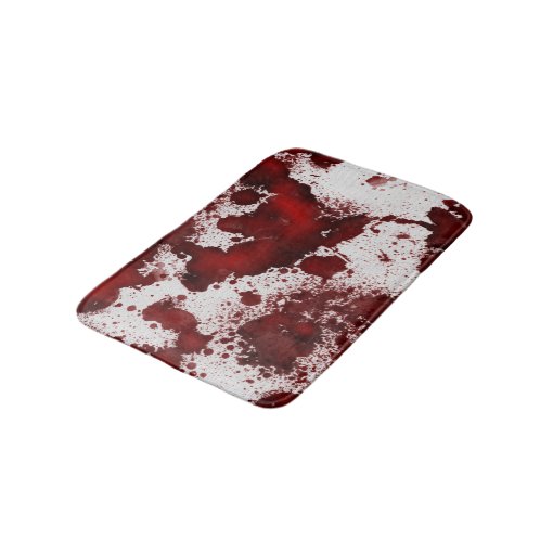 Falln Blood Stains Bath Mat | Zazzle
