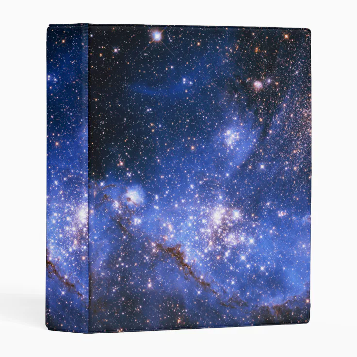 Falln Blue Embrionic Starfield Mini Binder | Zazzle