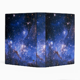Falln Blue Embrionic Starfield Mini Binder | Zazzle