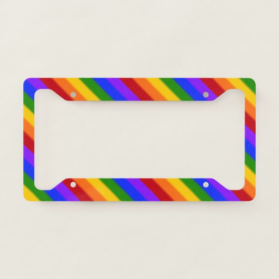 Gay Pride License Plate Frames & Covers | Zazzle