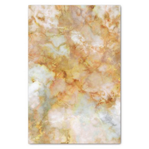 Falln Gold Rippled Marble Tissue Paper | Zazzle