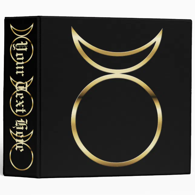 Falln Pagan Horned God Symbol Binder | Zazzle