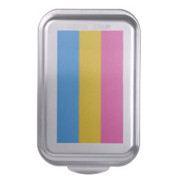 Falln Pansexual Pride Flag Cake Pan | Zazzle
