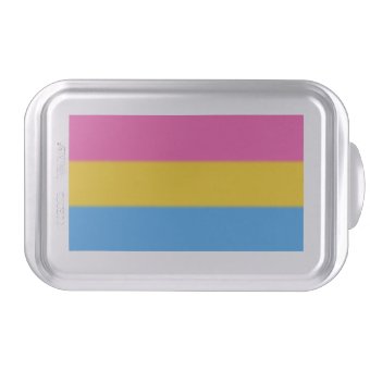 Falln Pansexual Pride Flag Cake Pan | Zazzle
